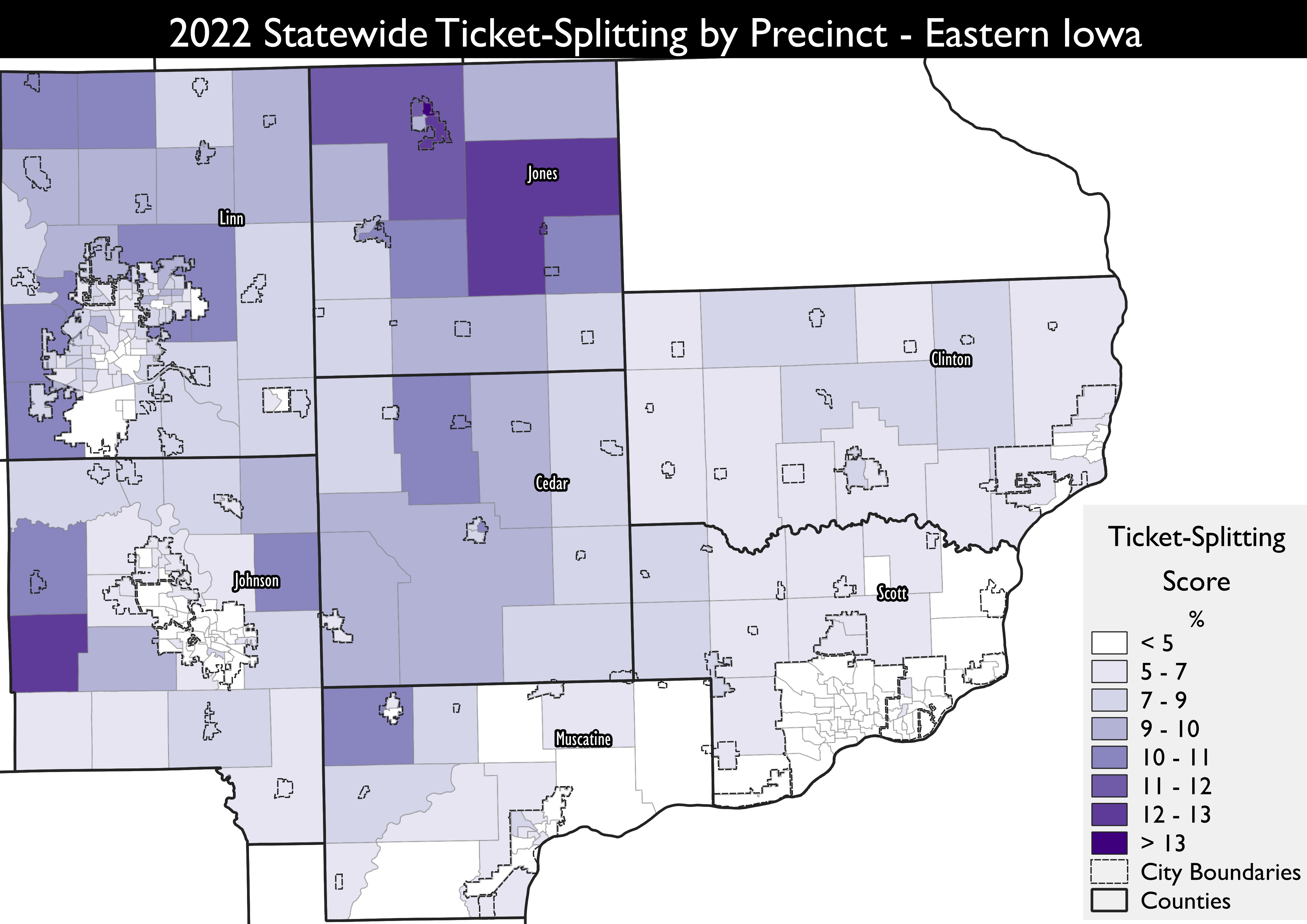 Iowa ticket-splitting deep dive, part 2 - Bleeding Heartland