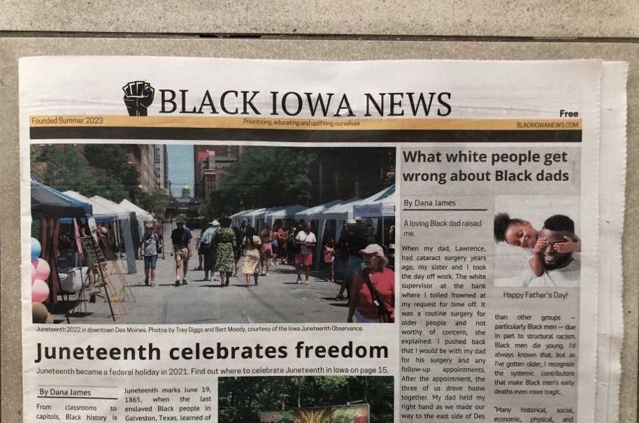 Black Iowa Newspaper publishes first edition - Bleeding Heartland