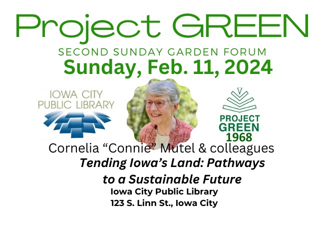 February 11: Local writers address Iowa’s path to sustainability ...