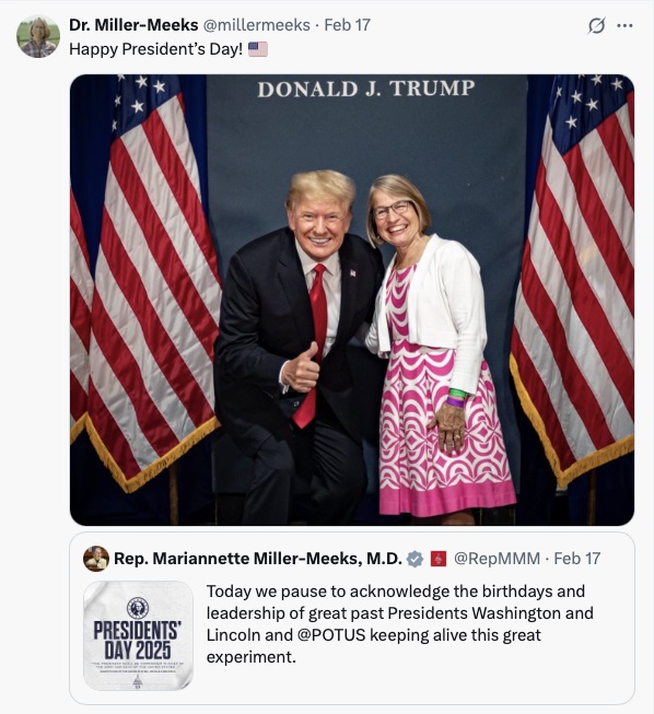 Facing MAGA challenger, Miller-Meeks sticks close to Trump - Bleeding ...